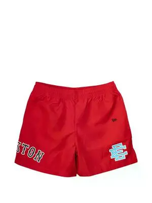 ERIC EMANUEL Logo-print Shorts - Red
