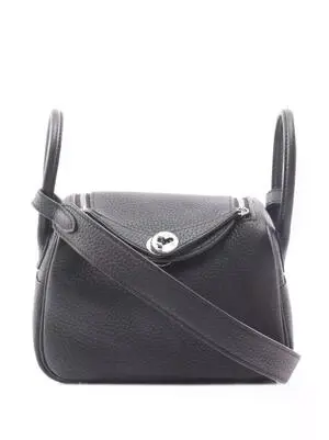 Hermès Mini Lindy Two-way Handbag - Black