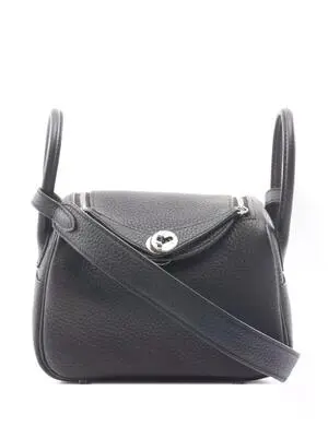 Hermès Mini Lindy Two-way Handbag - Black