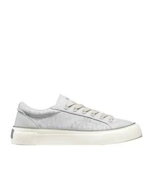 Dior Round Toe Lace-up Sneakers - White