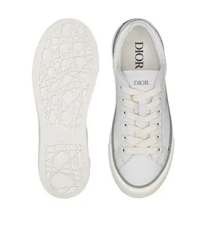 Dior Round Toe Lace-up Sneakers