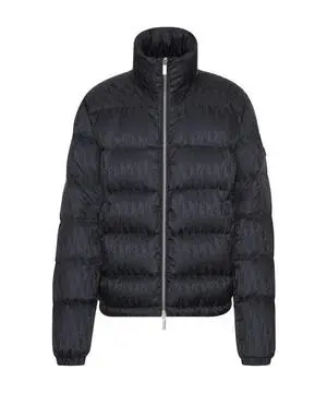 Dior Zip-up Padded Jacket - Black