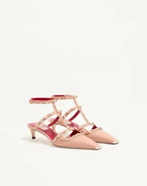 Valentino Garavani Rockstud Ankle-strap Heeled Sandals