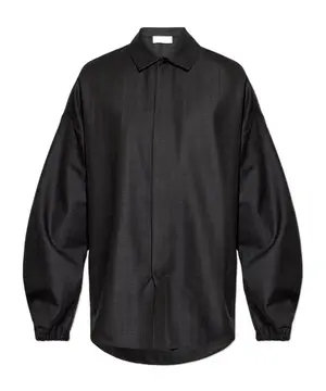 Fear Of God Oversized Wool Shirt - Grey