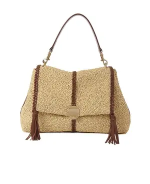 Chloé Penelope Medium Shoulder Bag - Nude