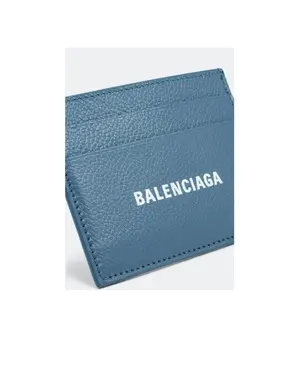 Balenciaga Logo Printed Cash Card Holder