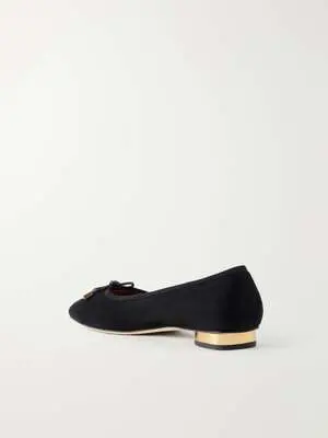 TOD'S Suede Ballerina Flats