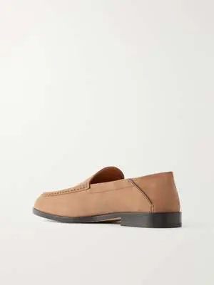 TOD'S Logo-detailed Suede Loafers