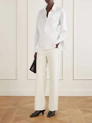 TOD'S Logo-detailed Leather Pumps