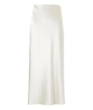 THE PARK Max Silk-satin Maxi Skirt - Gray