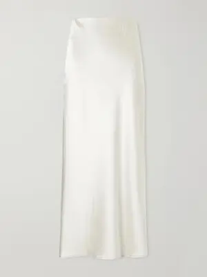 THE PARK Max Silk-satin Maxi Skirt