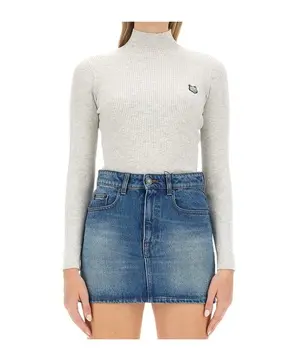 Maison Kitsuné Mock-neck Sweater