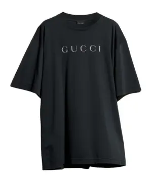 Gucci Cotton Jersey T-shirt With Print - Black
