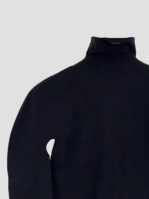 Gucci Seamless Stretch Nylon Jersey High Collar Long Sleeve Top