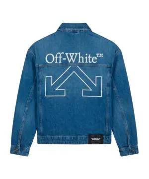 Off-White Long-sleeved Denim Jacket