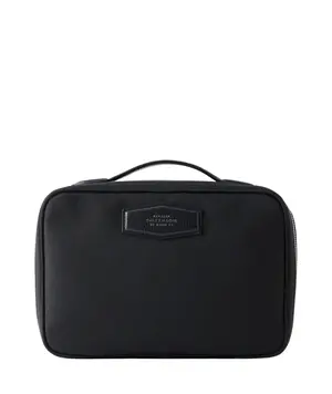 Smythson Norton Leather-trimmed Canvas Jewelry Case