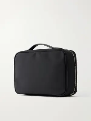 Smythson Norton Leather-trimmed Canvas Jewelry Case
