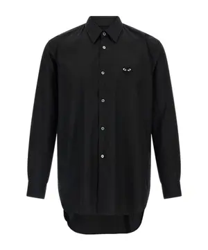 Play Comme Des Garcon Long-sleeved Shirt - Black