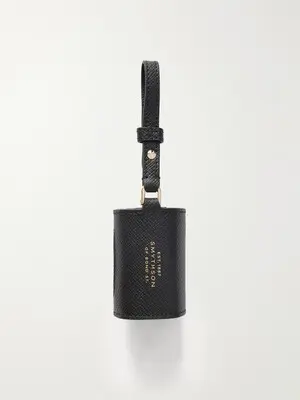 Smythson Panama Leather Pet Waste Bag Holder