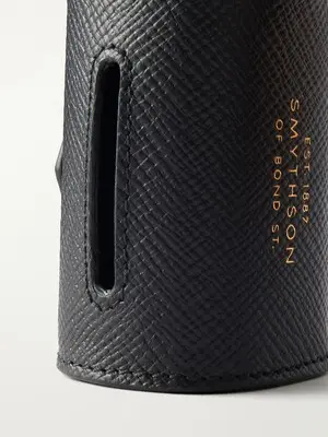 Smythson Panama Leather Pet Waste Bag Holder