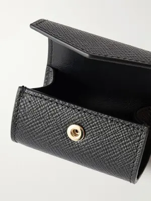 Smythson Panama Leather Pet Waste Bag Holder