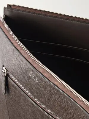 Smythson Ludlow Textured-leather Laptop Case