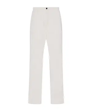 THE ROW Casual Pants With Belt Loops - Retro White