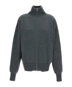 Extreme Cashmere Zip-up Sweater - Grey