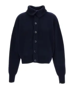 Extreme Cashmere Button-up Sweater