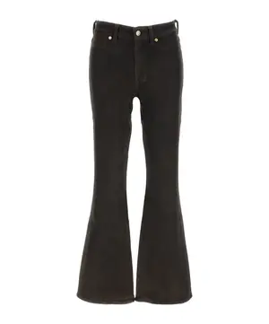 7 For All Mankind Button-fastening Flared-leg Jeans - Brown