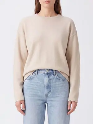 Extreme Cashmere Long-sleeved Crewneck Jumper With Ribbed Detailing