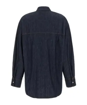 Khaite Long Sleeve Buttoned Shrit
