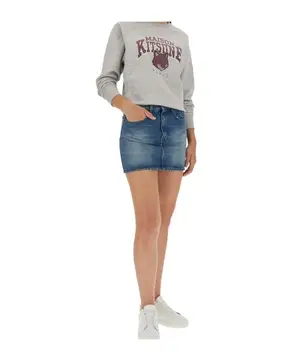 Maison Kitsuné Crewneck Long Sleeve Sweatshirt