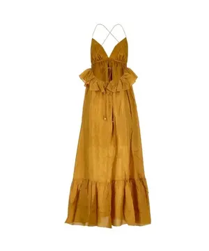 Zimmermann Rhiannon Ruffle Maxi Dress