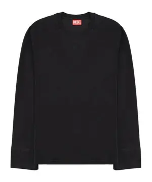DIESEL® T-kristian Long-sleeved T-shirt - Black