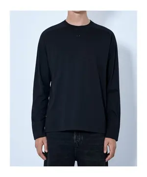 DIESEL® T-kristian Long-sleeved T-shirt - Black