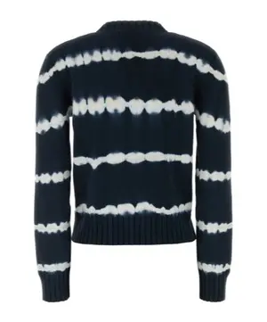 Balenciaga Striped Knit Top