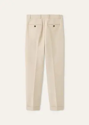 Loro Piana Pleated Cuffed Trousers