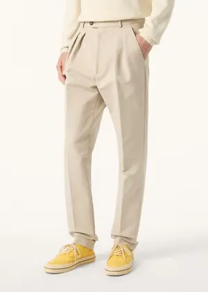 Loro Piana Pleated Cuffed Trousers