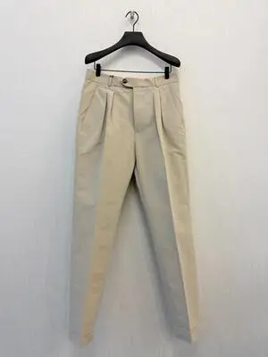 Loro Piana Pleated Cuffed Trousers