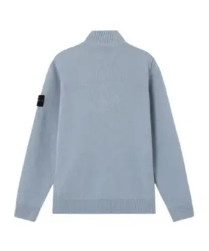Stone Island Regular-fit Half-zip Jumper With Button Placket