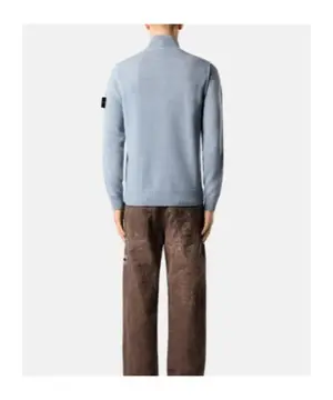 Stone Island Regular-fit Half-zip Jumper With Button Placket