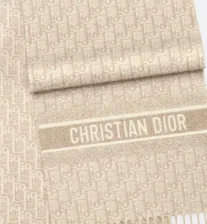 Dior Oblique Natte Scarf