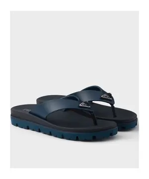 Prada Rubber Thong Sandals