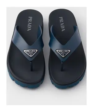Prada Rubber Thong Sandals