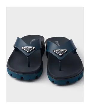Prada Rubber Thong Sandals