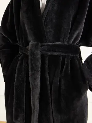 Nour Hammour Shearling Coat
