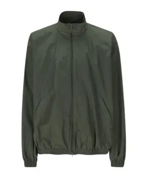 Balenciaga Tape Logo High-neck Jacket - Black