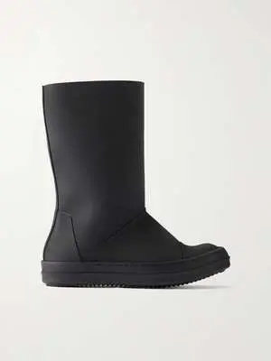 Rick Owens Leather Boots - Black
