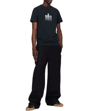 Moncler Logo Printed Crewneck T-shirt